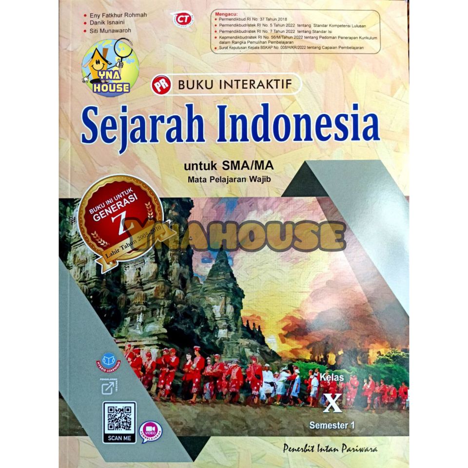 Jual Buku LKS PR Interaktif Intan Pariwara SMA/MA Kelas X/10 Semester 1 Tahun 2022 - 2023, Kur ...