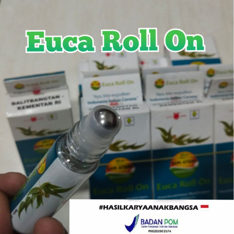 Jual Euca Roll On ~ Produksi PT Sari Atsiri Cap Lang Indonesia | Shopee Indonesia