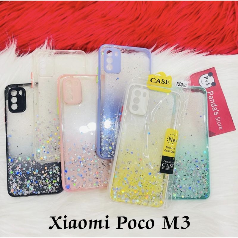Jual Glitter Case Xiaomi Poco M3 Funny Color Dengan Pelindung Kamera ...