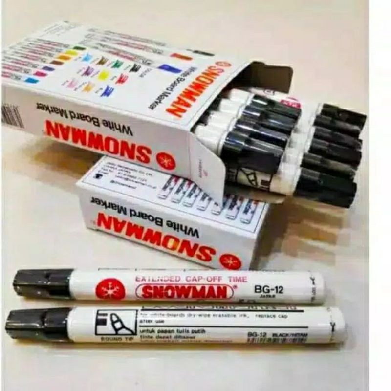 Jual SPIDOL SNOWMAN biru BOARD MARKET WHITEBOARD BG-12 | Shopee Indonesia