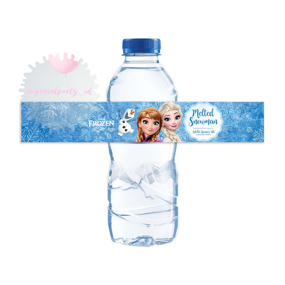 Jual Custom Stiker Label Aqua Mineral Water Wrapper DIY | Shopee Indonesia