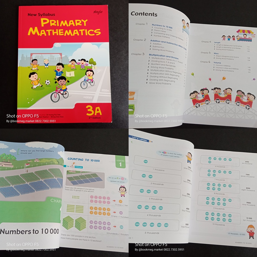 Jual BUKU NEW SYLLABUS PRIMARY MATHEMATICS 1A - 6B (TEXTBOOK & WORKBOOK ...