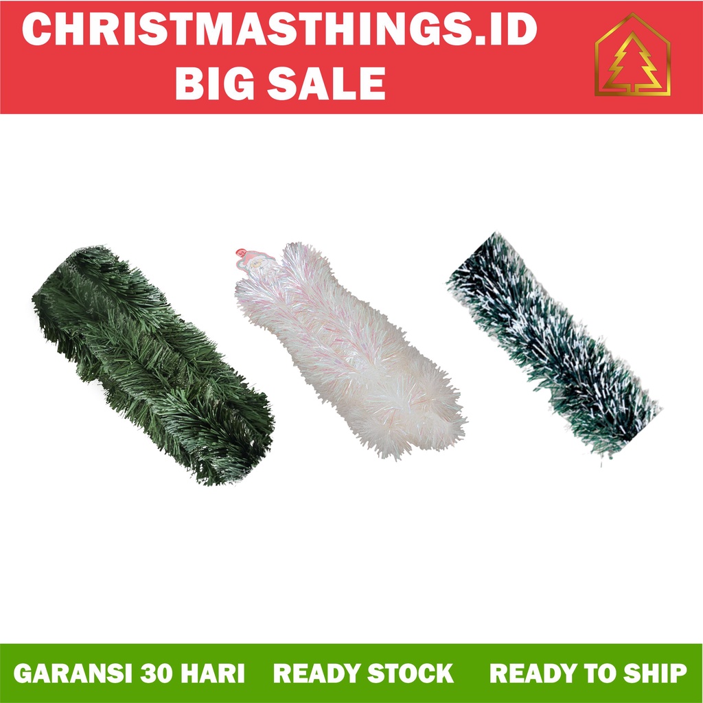 Jual [COD] 240 180 CM SLINGER TINSEL EKOR BUNTUT TUPAI PANJANG HIJAU ...