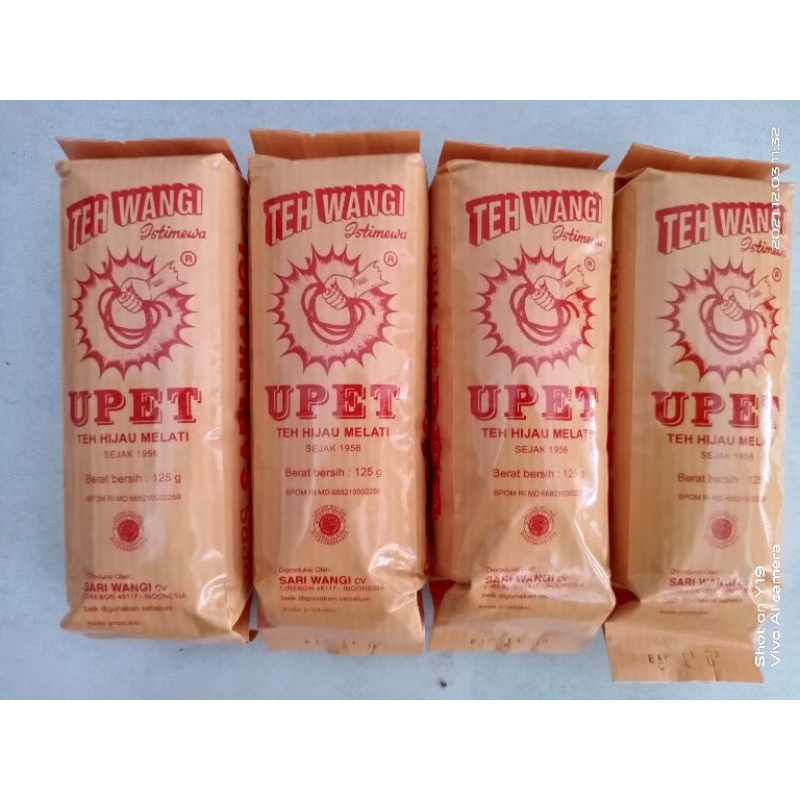 Jual Teh "UPET" Cirebon Kemasan Coklat Sedang Berat - 125 Gram Oleh ...