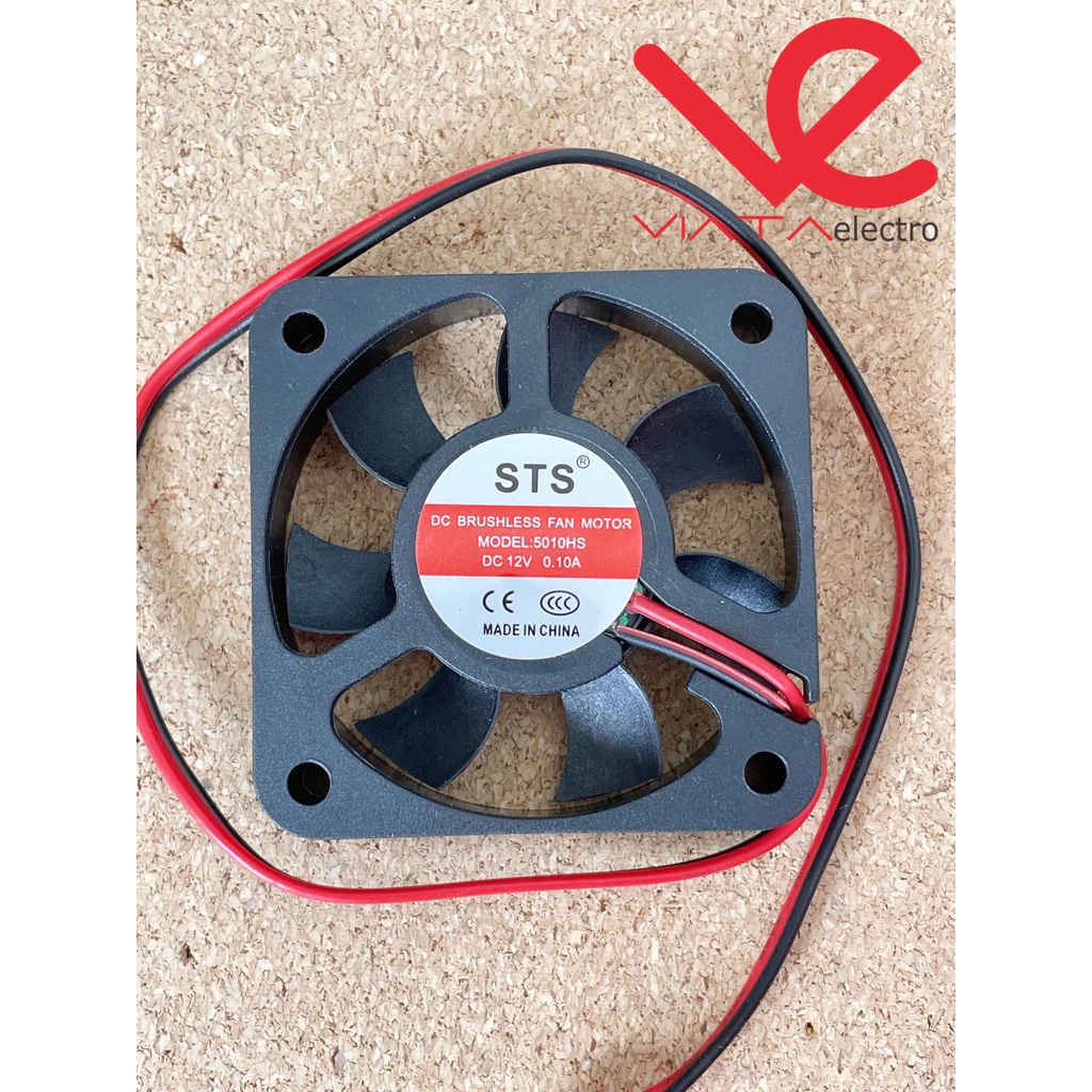 Jual FAN DC 12V 5cm BRUSHLESS FAN KIPAS DC 5x5cm TEBAL COOLING EXHAUST 5cm KIPAS PENDINGIN 50mm ...