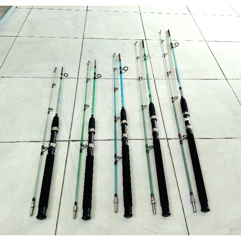 Jual joran fiber bening sambung 2 derat ( 150, 165, 180, 210, 240 ...