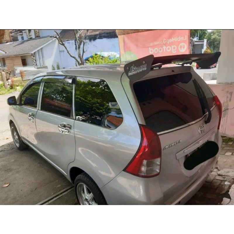 Jual spoiler gt wing js racing avanza/xenia tahun 2012 ke atas | Shopee Indonesia