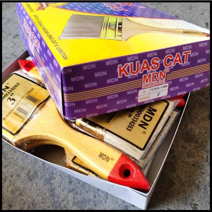 Jual Kuas Cat Kayu Mdn 3" (Per Box) | Shopee Indonesia