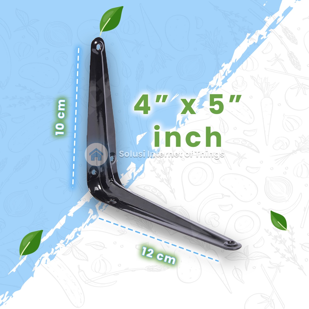 Jual Siku Besi Ambalan Dekorasi Ruangan, Shelf Bracket, Rak Besi ...