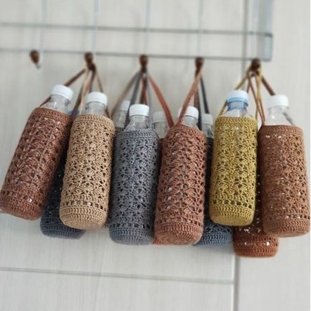 Jual Sarung Botol Minum Rajut (Motif Kipas) | Shopee Indonesia