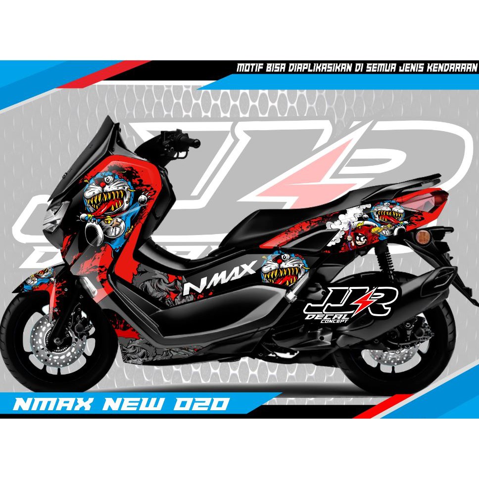 Jual Stiker decal full body new yamaha nmax motif doraemon zombie ...