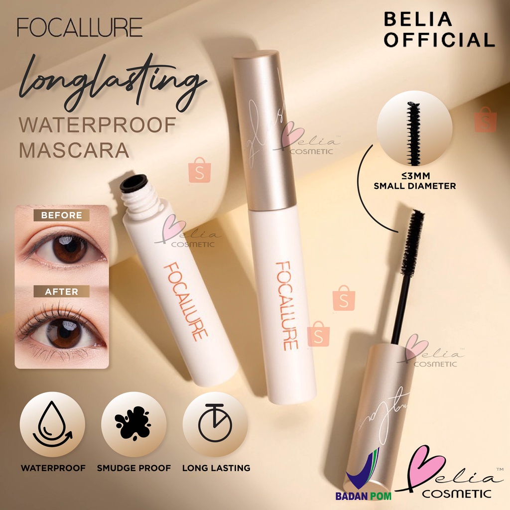 Jual BELIA FOCALLURE Longlash Waterproof Mascara FA169 | Curling ...