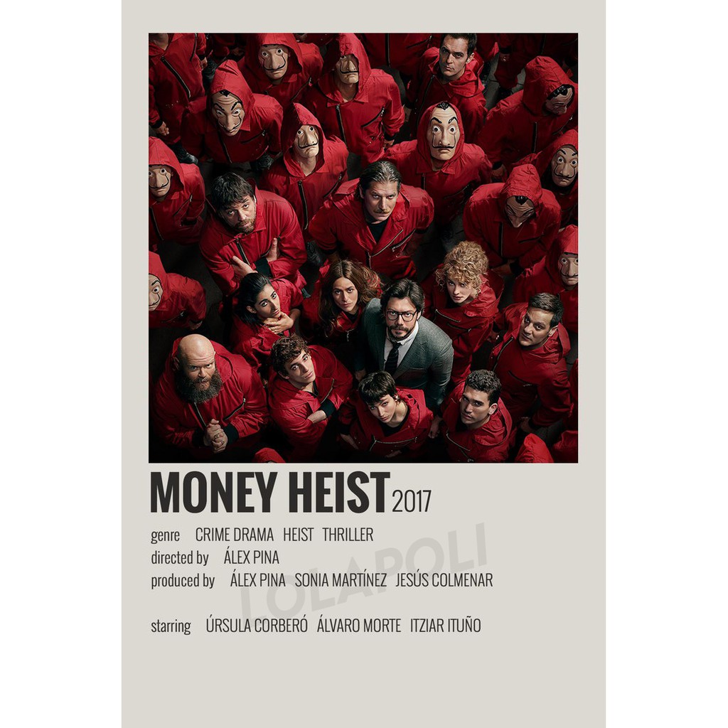 Jual Poster Series TV Show Money Heist - La Casa De Papel | Shopee ...