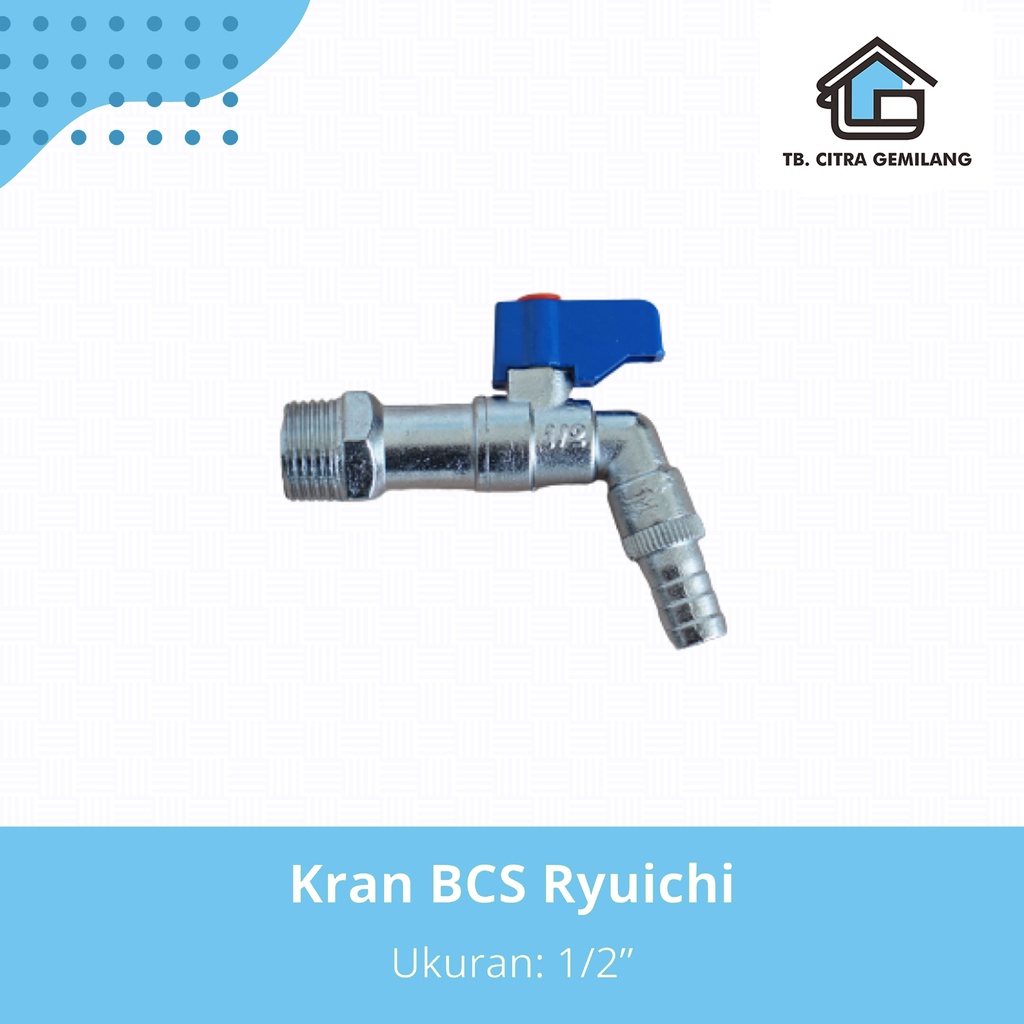 Jual KRAN AIR / KRAN TAMAN BCS 1/2" (RYUICHI) | Shopee Indonesia