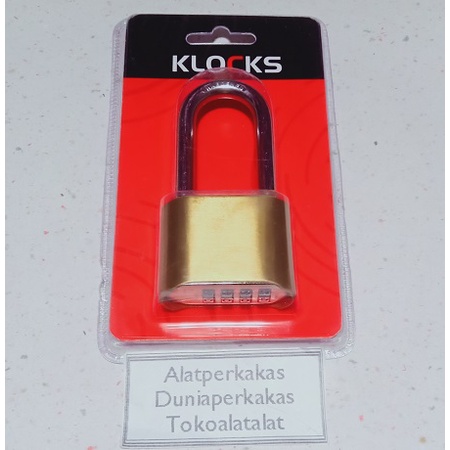 Jual KLOCKS Kunci Gembok Nomor Angka Pin Password Kombinasi Anti Potong ...