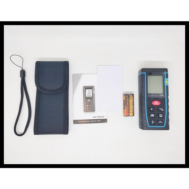 Jual Meteran Laser Distance Meter 100 M Alat Ukur Jarak 100M Digital ...