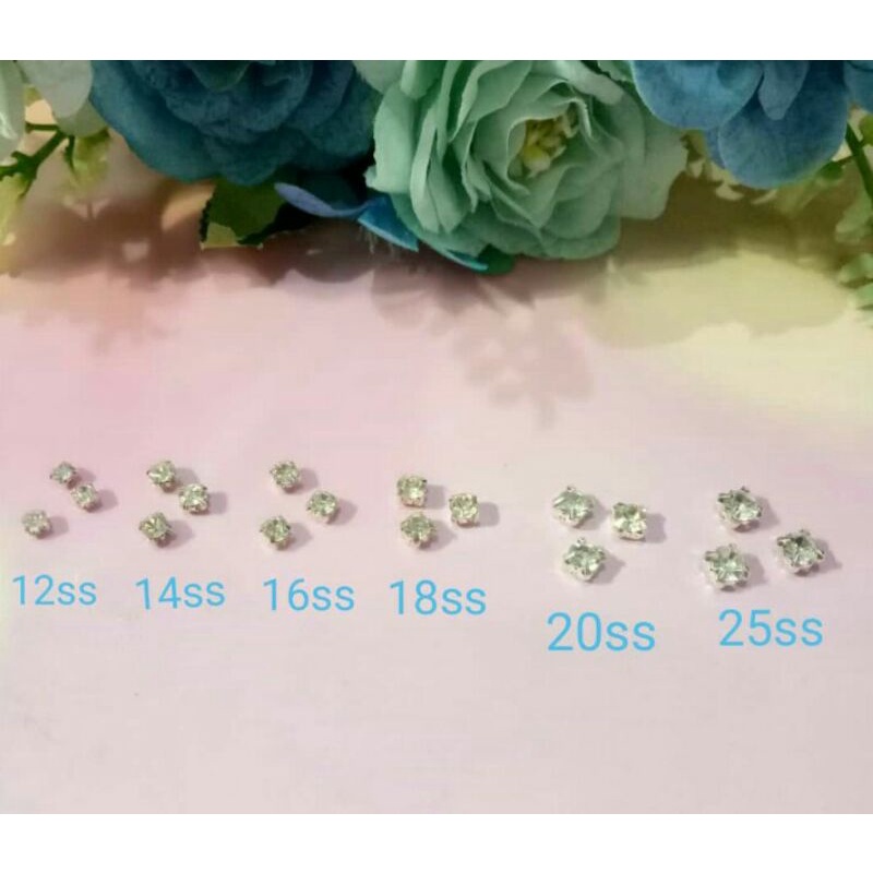 Jual Diamond cangkang 12,14,16,18,20,25ss (1gross\ 144pcs) | Shopee ...