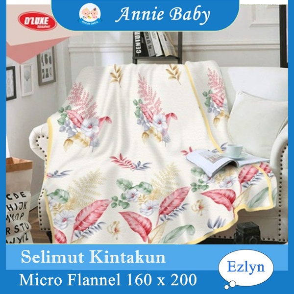 Jual Selimut Kintakun Flannel Mikro Bahan Polyester Ukuran 160 x 200 cm ...