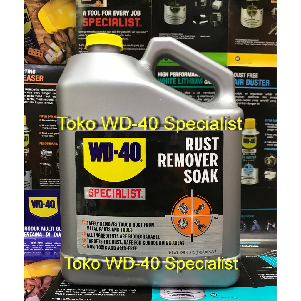 Jual WD40 Rust Remover Soak/WD 40 Rust Remover Soak | Shopee Indonesia