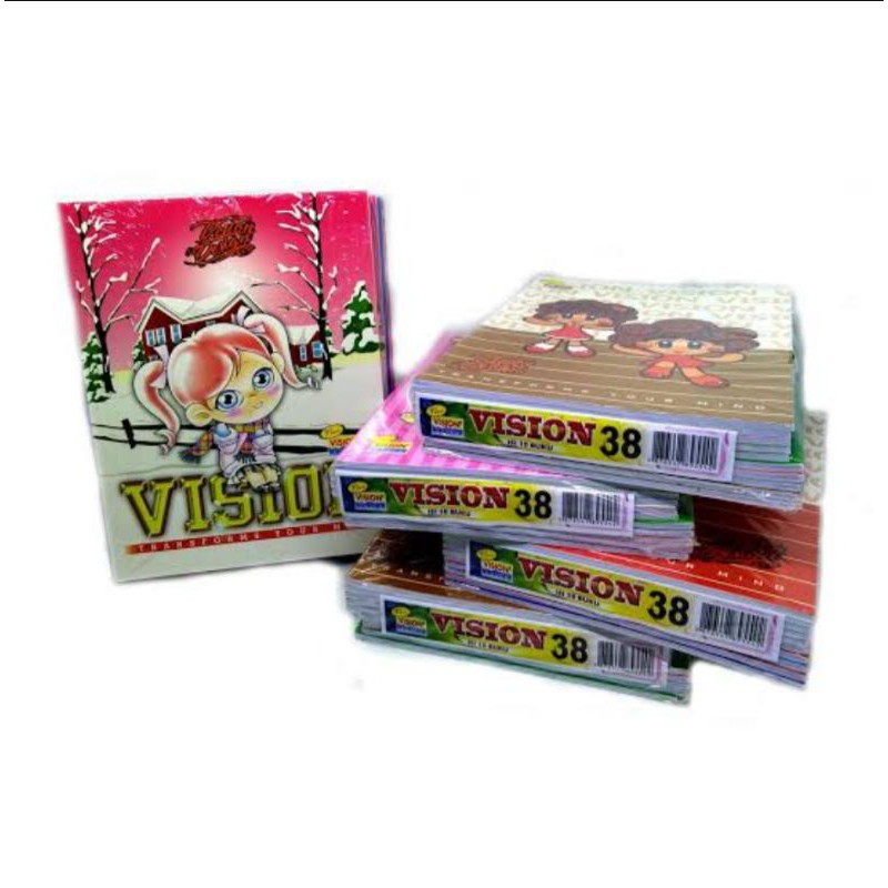 Jual Buku Tulis VISION (38 lembar) | Shopee Indonesia