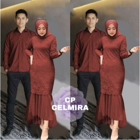 Jual Baju Couple Set Busana Muslim Pria Dan Wanita Gamis Pasangan Murah ...