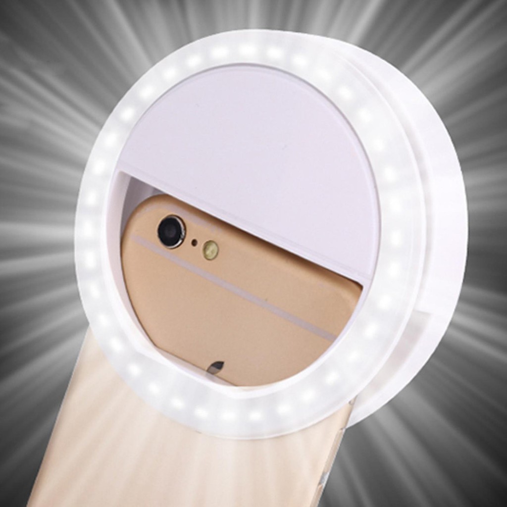 Jual Lampu Selfie Ring Light Spotlight Photo LED Flash Lamp Phone ...