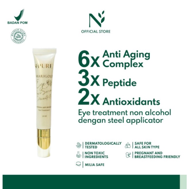 Jual N'pure Eye Power Serum Concentrate Marigold series ( Anti Aging ...