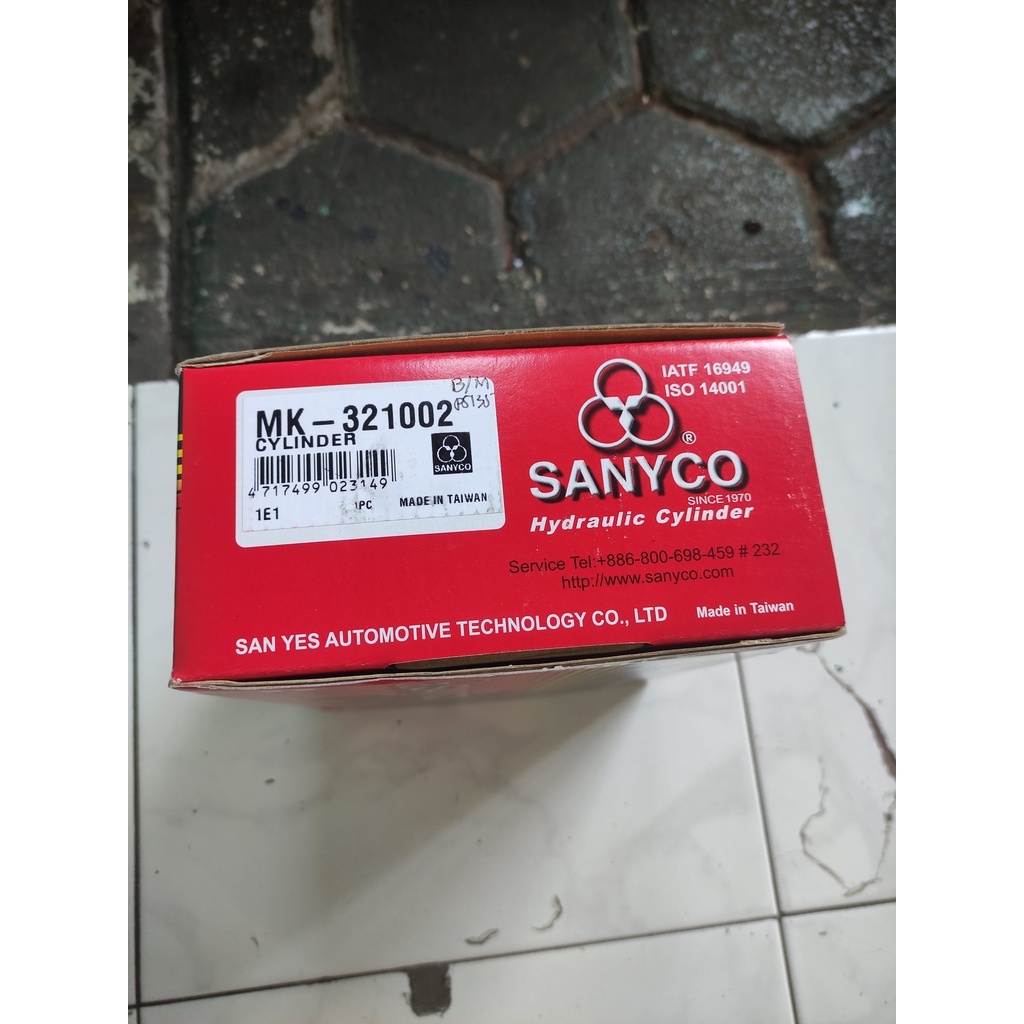 Jual BM ASSY BRAKE MASTER ASSY MASTER REM ATAS SANYCO PS135 MK-321002 ALUMINIUM SANYCO ORIGINAL ...