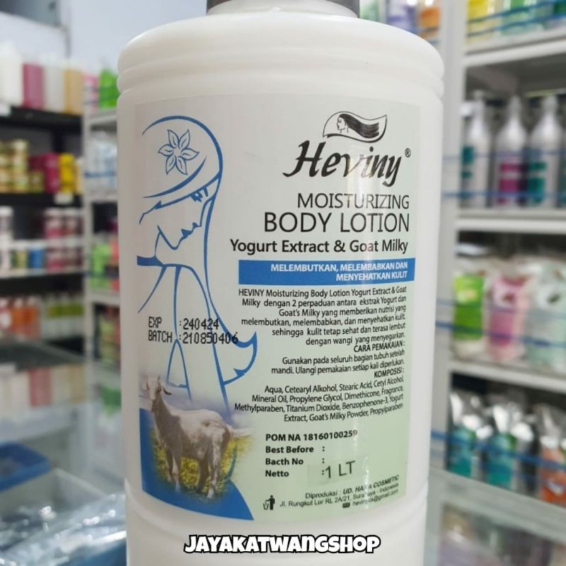 Jual HEVINY Moisturizing Hand Body Lotion Goat Milk - Rose - Green Tea ...