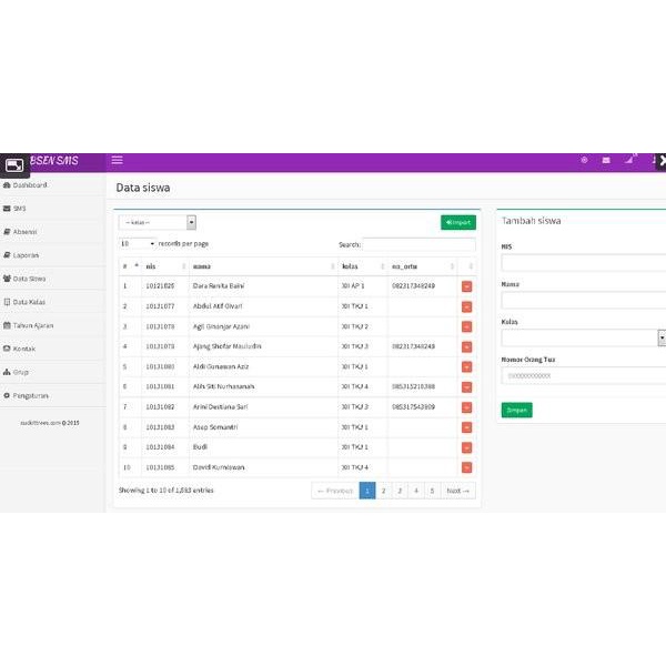 Jual Buku | Source Code Program Aplikasi Absensi Siswa Sms Gateway & Fingerprint | Shopee Indonesia