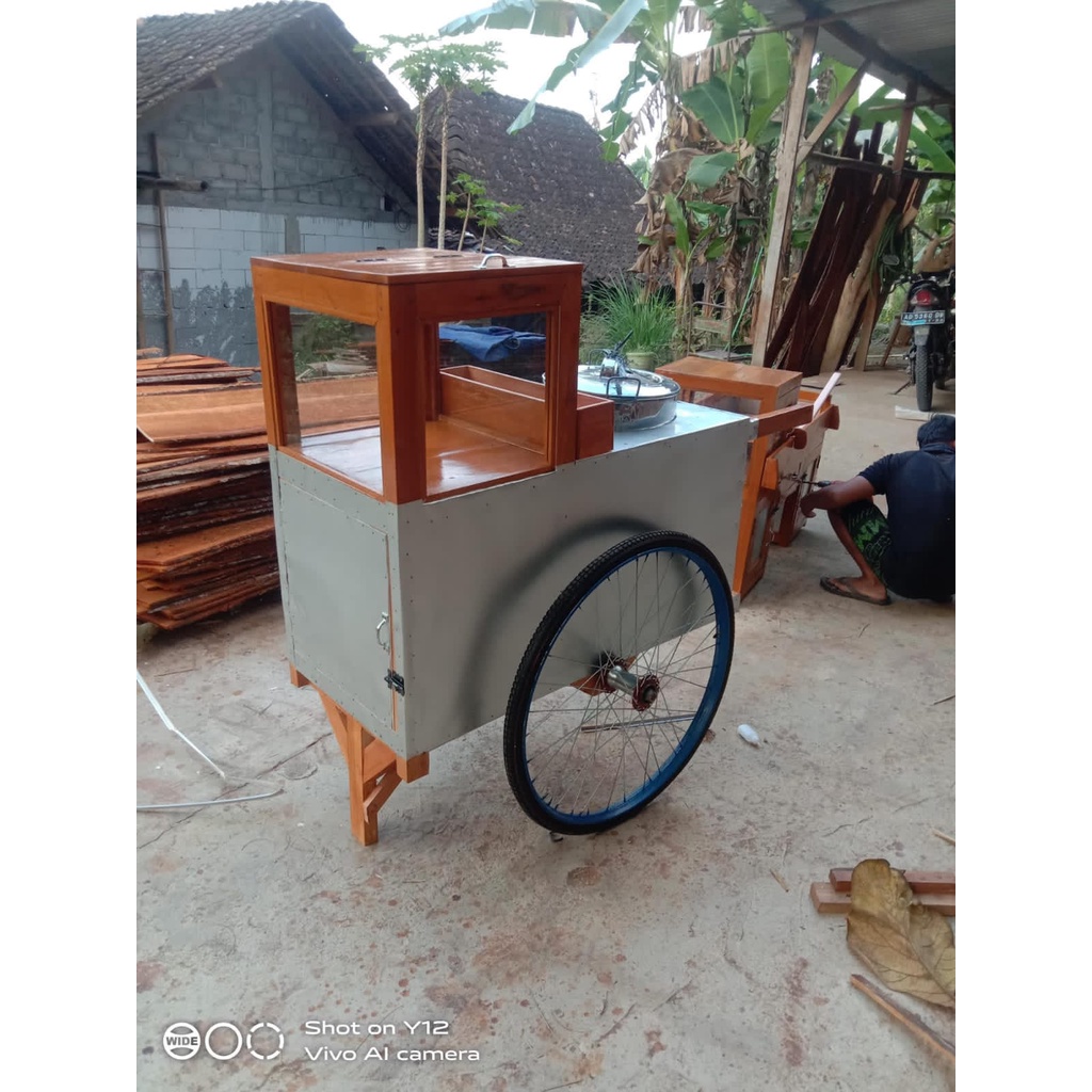 Jual Gerobak Cilok / Geroba Rujak Es / Gerobak Bakso | Shopee Indonesia