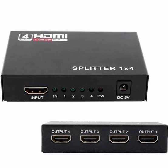 Jual HDMI Splitter 4 Port | Shopee Indonesia
