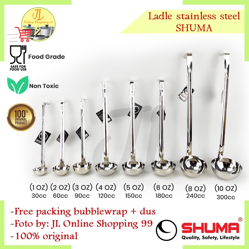 Jual Ladle soup stainless SHUMA / irus bakso / sendok soup / centong ...
