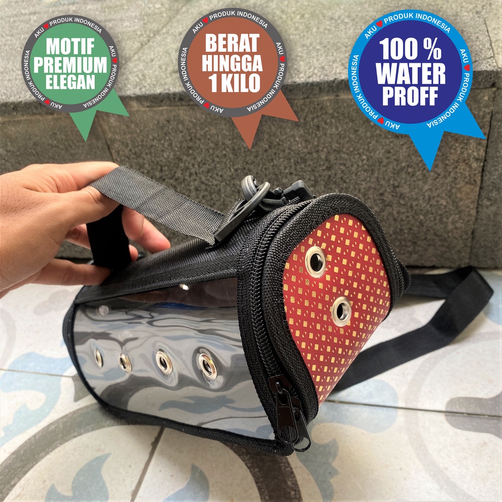 Jual Sangkar Burung Mini Transparan - Tas Burung - Tas Hamster - Tas ...