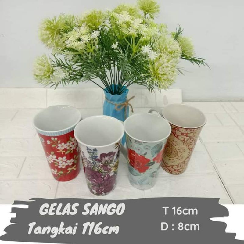 Jual Gelas sango tangkai t16cm | Shopee Indonesia