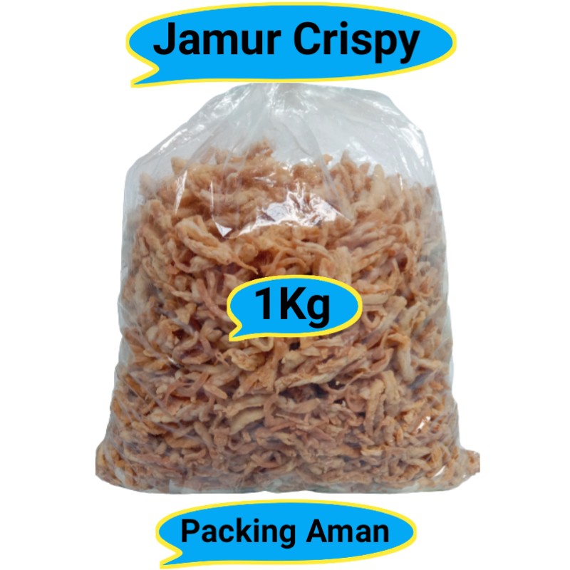 Jual Jamur Crispy Krispi Krispy 1Kg Makanan Ringan Pedas Camilan ...