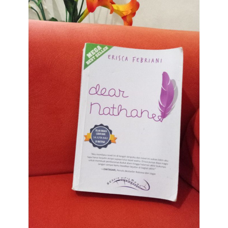Jual Dear nathan by erisca febriani(preloved) (buku murah) | Shopee Indonesia