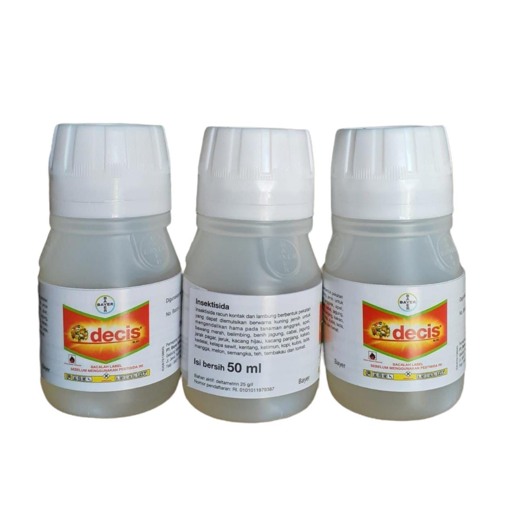 Jual Decis 25 EC 50ml Insektisida Deltametrin 25 g/l Pestisida Obat ...