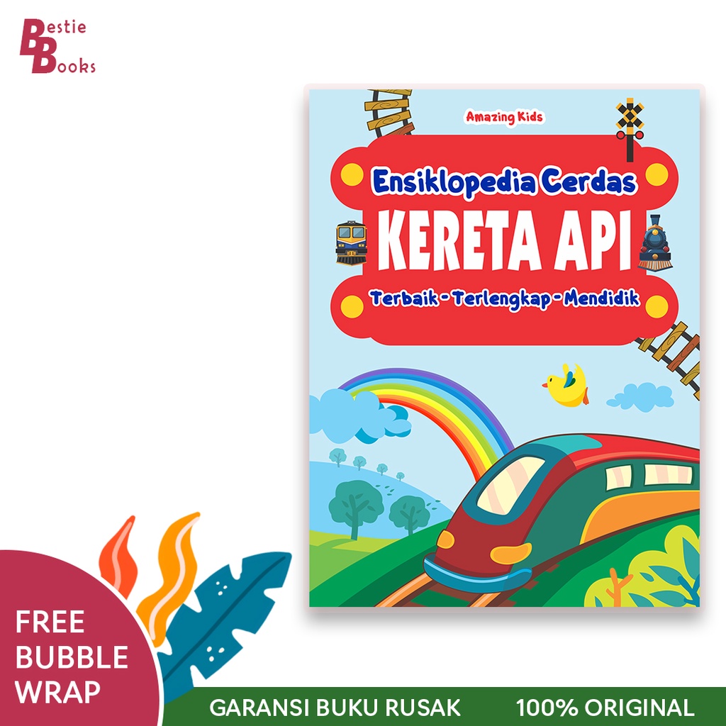 Jual BUKU ANAK : Ensiklopedia Cerdas Kereta Api : Buku Pengetahuan Anak : Buku Edukasi Anak ...
