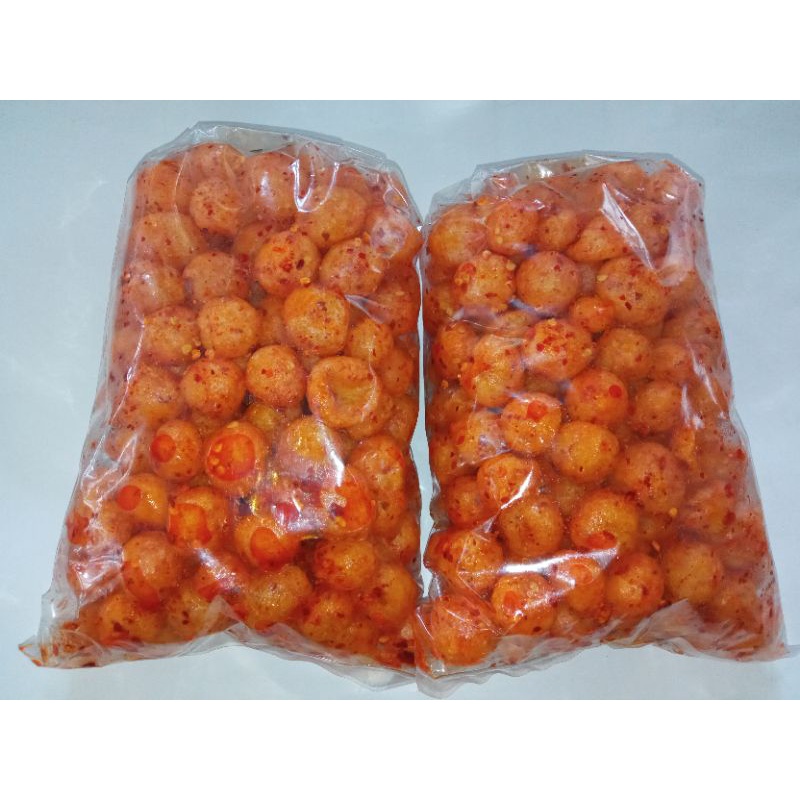 Jual Endog Lewo Emplod Lewo Original & Pedas 1Kg, cimol kering pedas ...