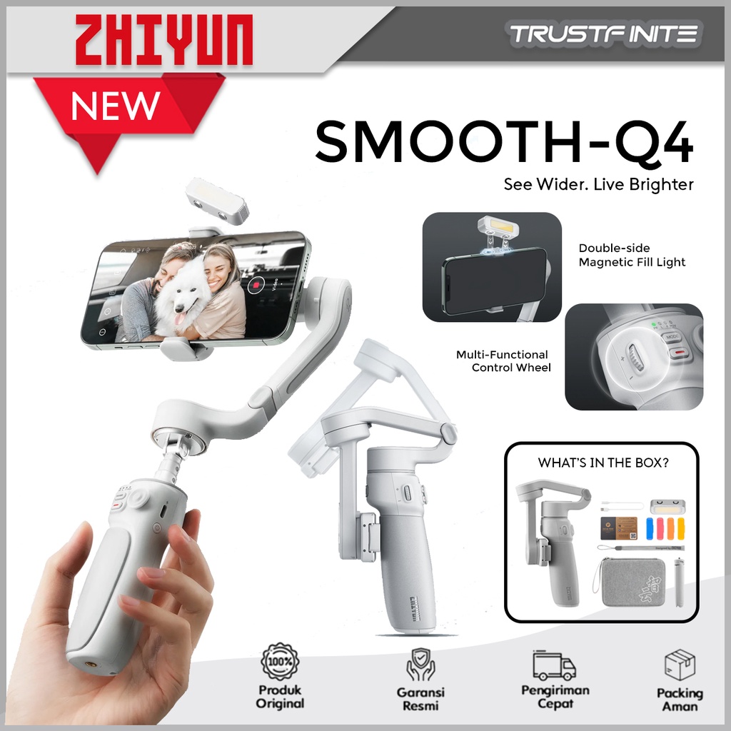 Jual Zhiyun Smooth Q4 Standard / Zhiyun Smooth Q4 Combo 3-Axis ...