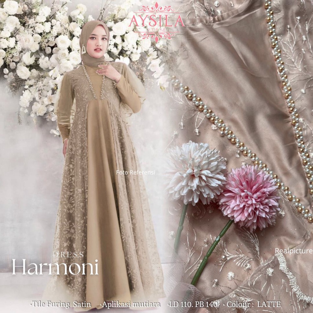 Jual RADHIYA STORE Gamis Brokat Kondangan Model Terbaru Seragam ...