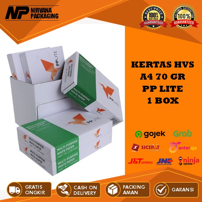 Jual KERTAS HVS A4 PPLITE PP LITE 75GR 75 GR PRINT FOTOCOPY 1 DUS – 5 ...