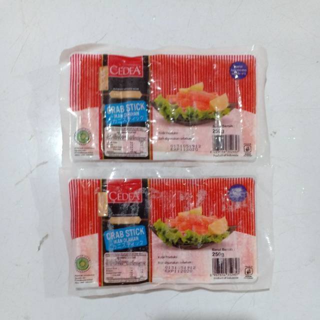 Jual CEDEA CRAB STICK 250 GR dan 1kg | Shopee Indonesia