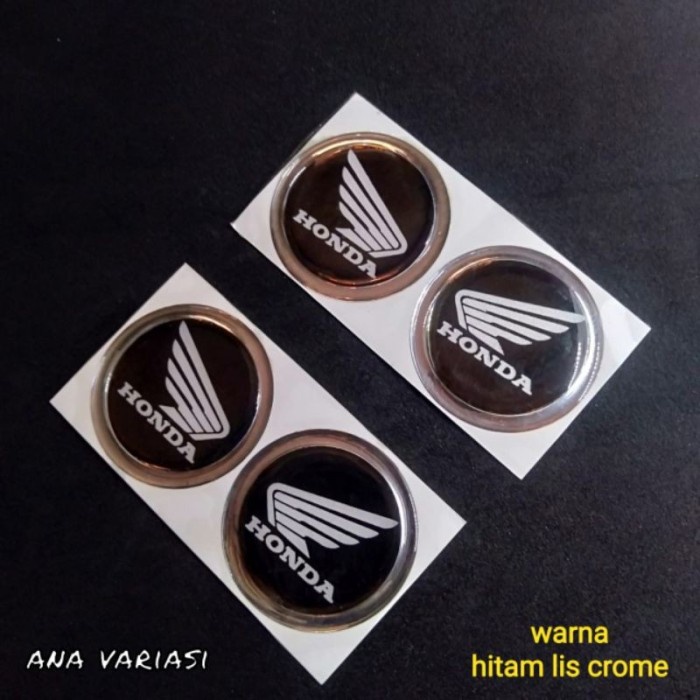 Jual stiker timbul logo honda stiker timbul honda stiker honda bulat ...