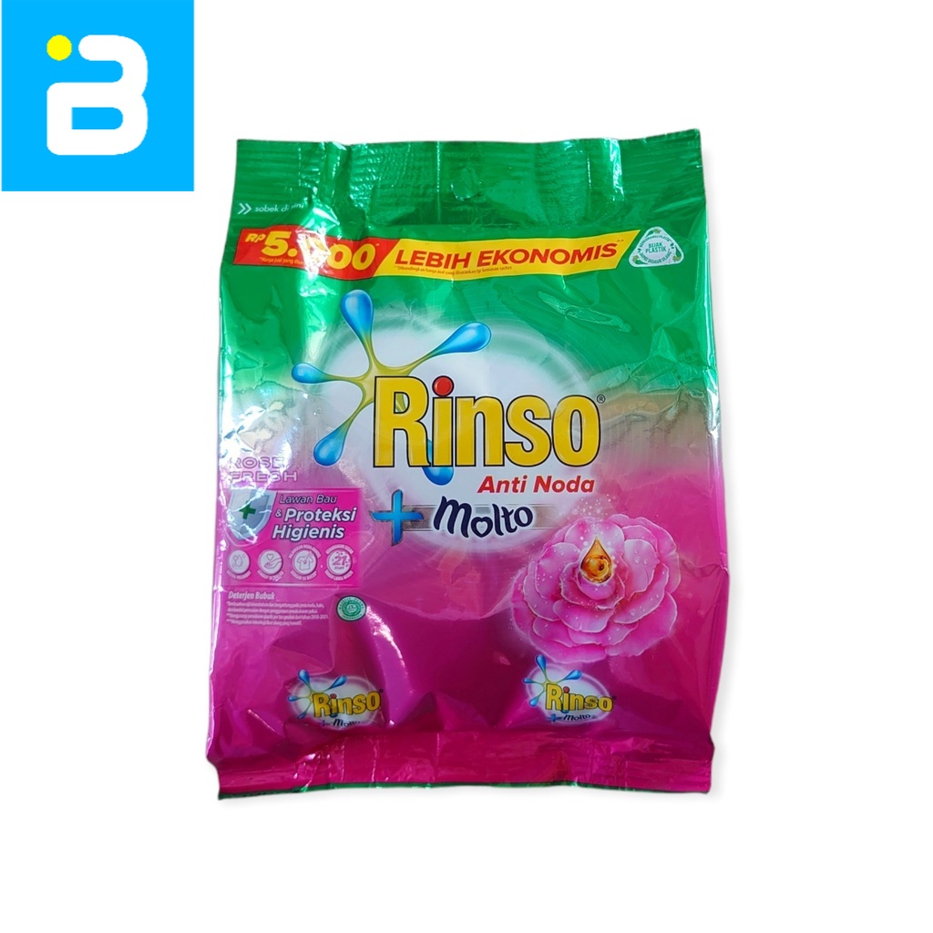 Jual Rinso Molto Rose Fresh Powder 195 G | Shopee Indonesia