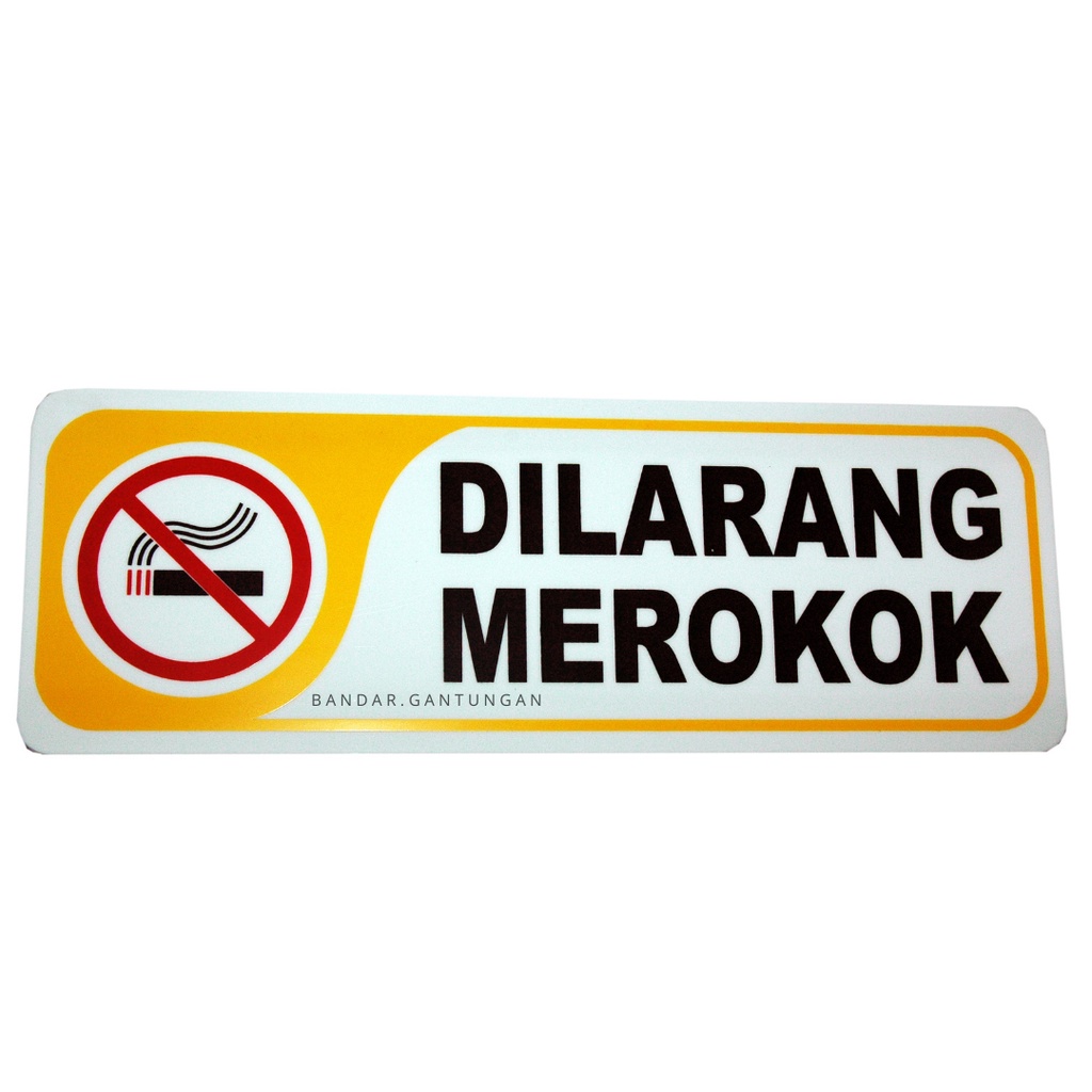 Jual Akrilik Plat No Smoking Dilarang Merokok Plat Papan Sign Rambu ... Jual Akrilik Plat No Smoking Dilarang Merokok Plat Papan Sign Rambu ...