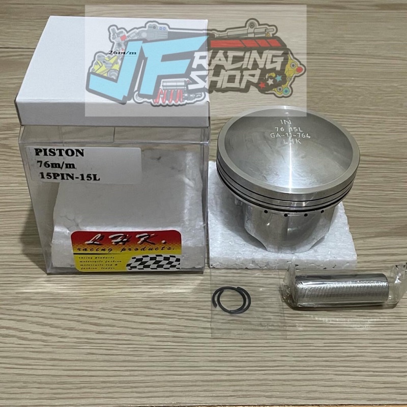 Jual PISTON LHK PISTON SET 76 pin 15 LHK ORIGINAL THAILAND SEHER SET ...