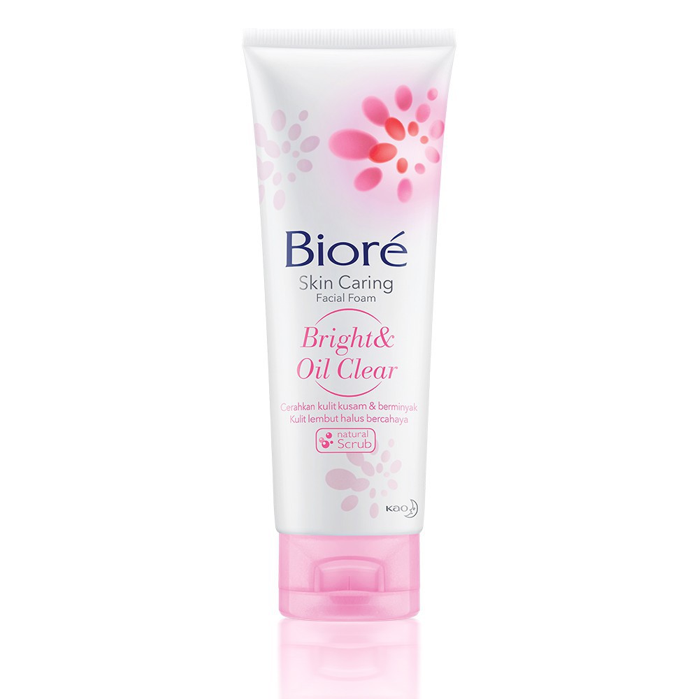 Jual Biore Skin Caring Facial Foam Bright and Oil Clear 40g (kecil ...