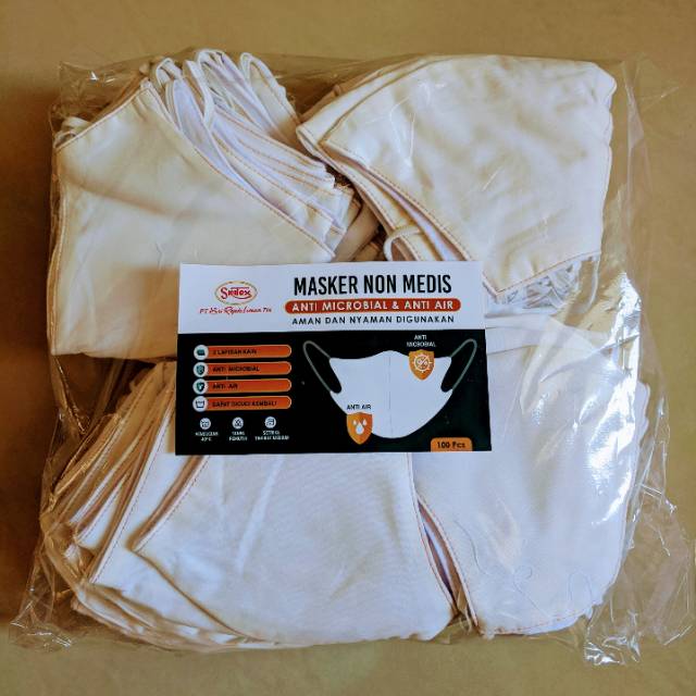 Jual Masker Mulut Kain Katun Putih Sritex Ready Stock | Shopee Indonesia